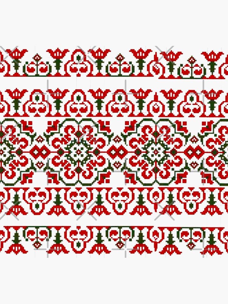 "Eastern Europe Pattern, Traditional Folk, Folklor" Sticker for Sale by ...