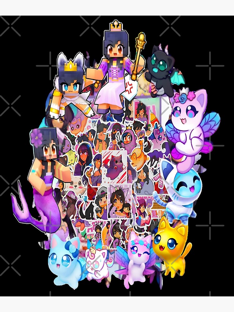"Aphmau Meow Plushies Anime Cats " Poster for Sale by Themagicianfox ...
