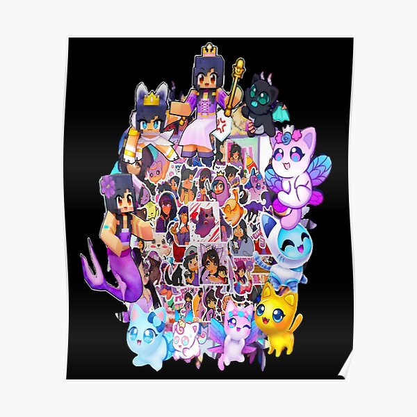 "Aphmau Meow Plushies Anime Cats " Poster for Sale by Themagicianfox ...