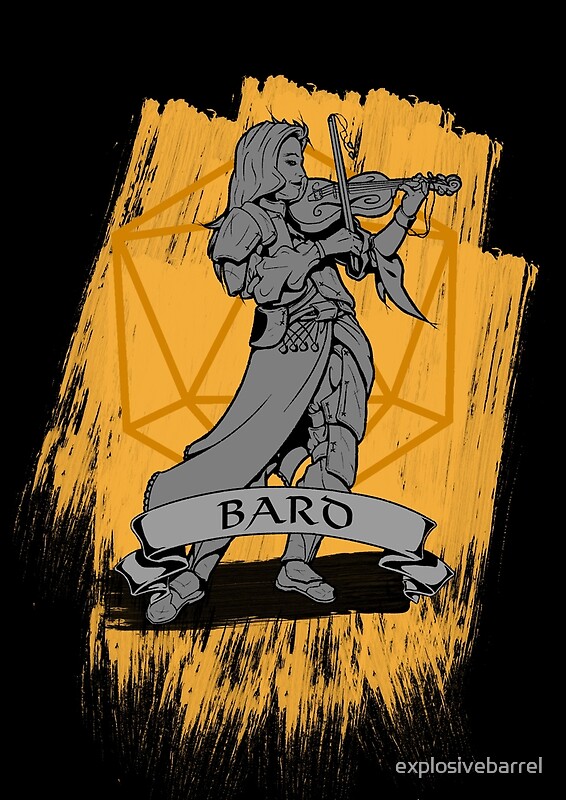 "D&D Class - Bard" by explosivebarrel | Redbubble