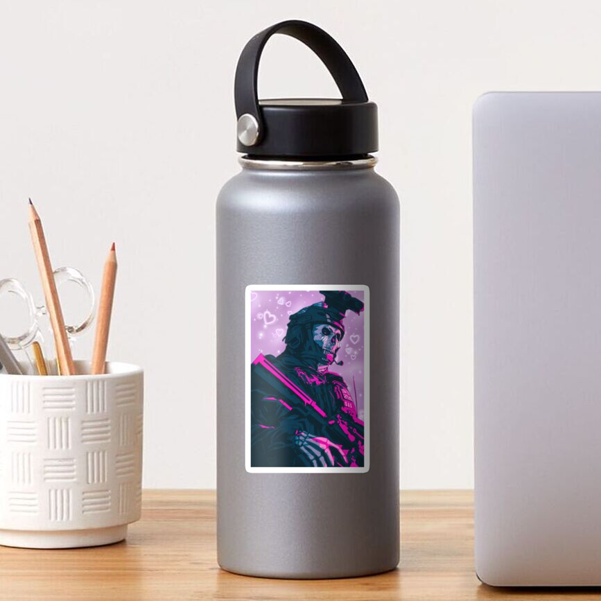 "Simon Ghost Riley pink" Sticker for Sale by TheDudeFrame | Redbubble