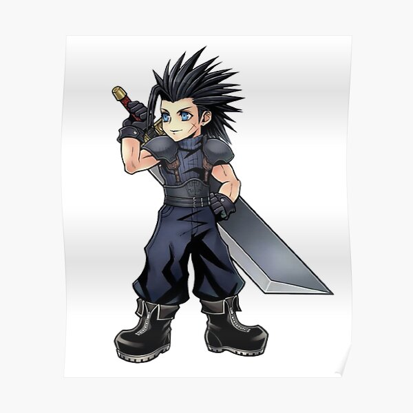 "Crisis Core Final Fantasy VII Reunion" Poster for Sale by gangstastyle ...