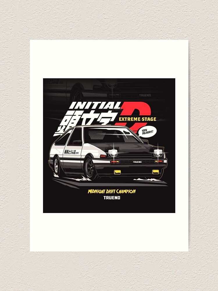 "initial D" Art Print for Sale by ProyectoPhoenic | Redbubble