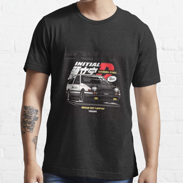 "initial D" T-shirt for Sale by ProyectoPhoenic | Redbubble | initial d ...