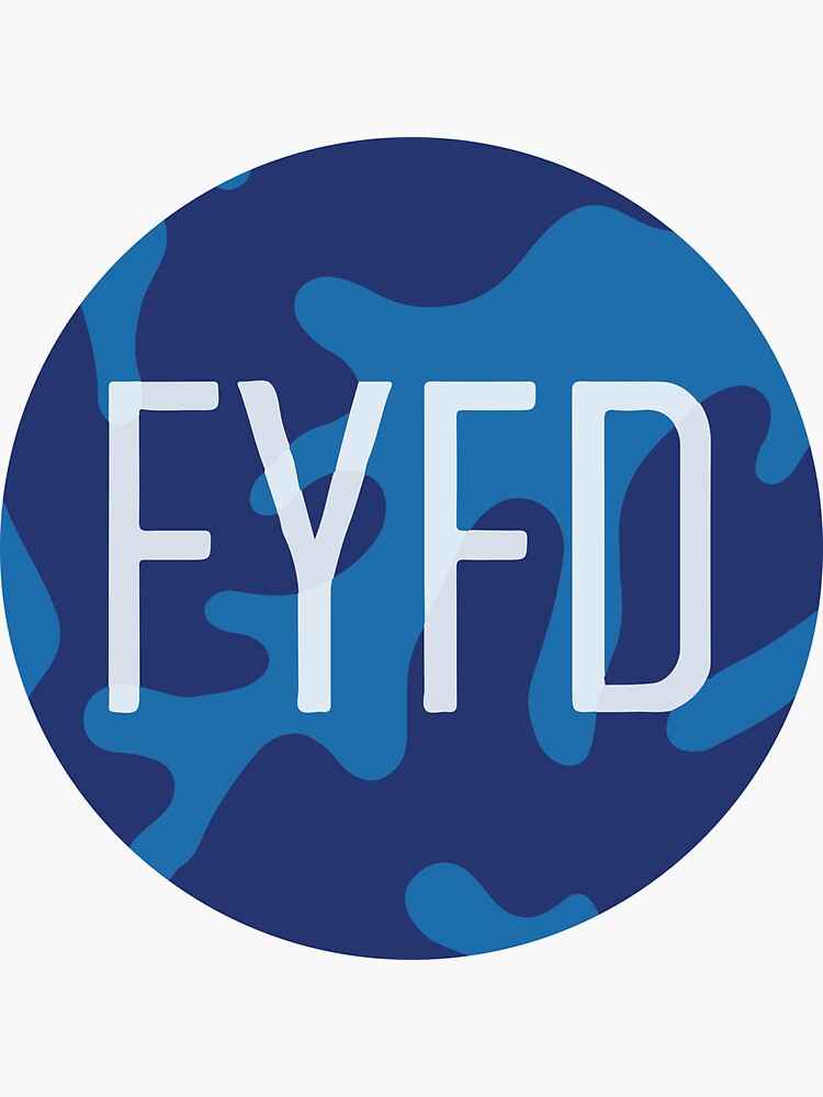 "FYFD Saffman-Taylor Sticker (2016 edition)" Sticker for Sale by ...