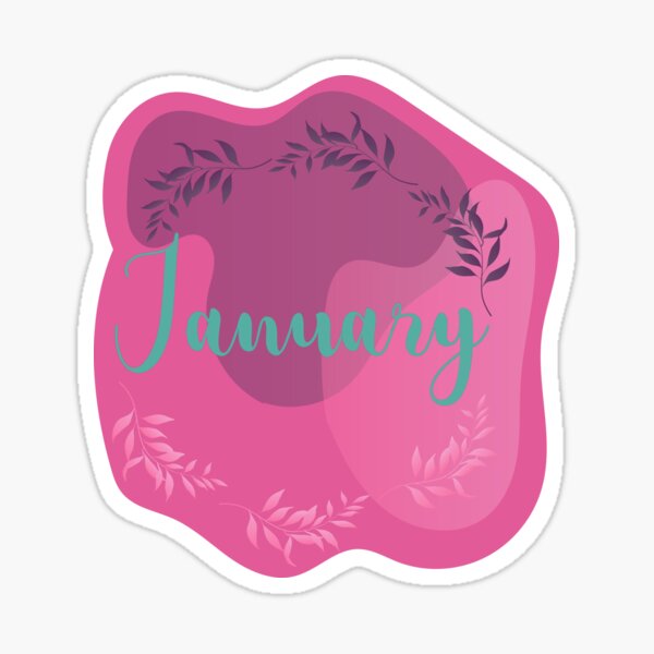 "Are you ready for the month of January? A new beginning, my dear ...