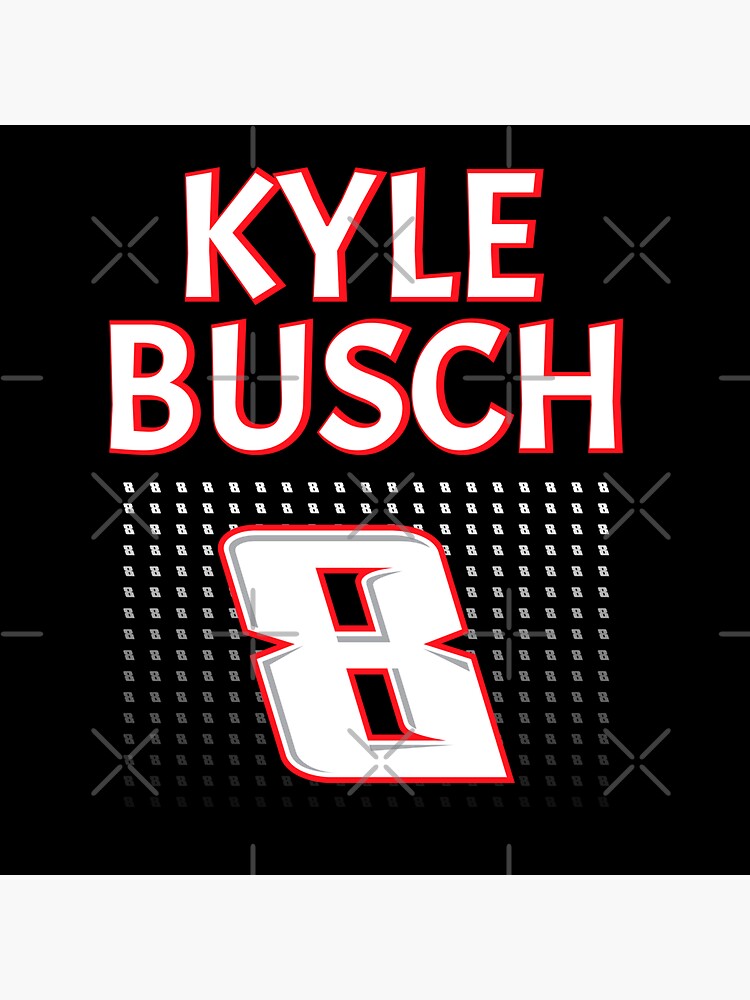"Kyle Busch #8 NASCAR Design" Sticker for Sale by ARDesigns7 | Redbubble