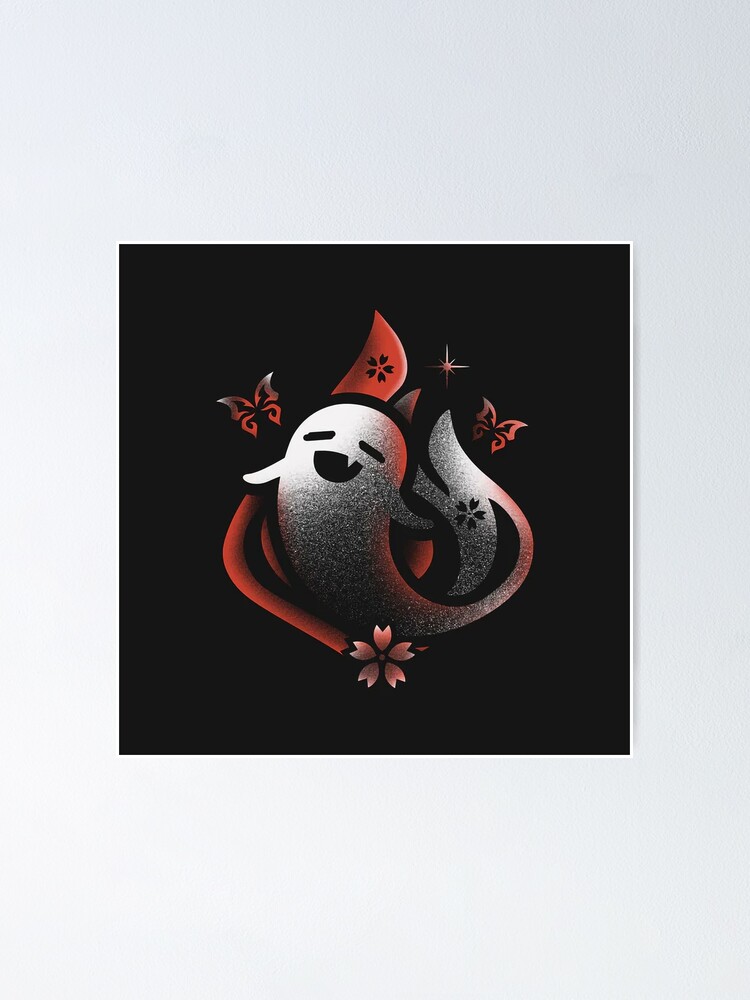 "Hu Tao Boo Tao [Genshin Impact]" Poster for Sale by WorldOfWeebs ...