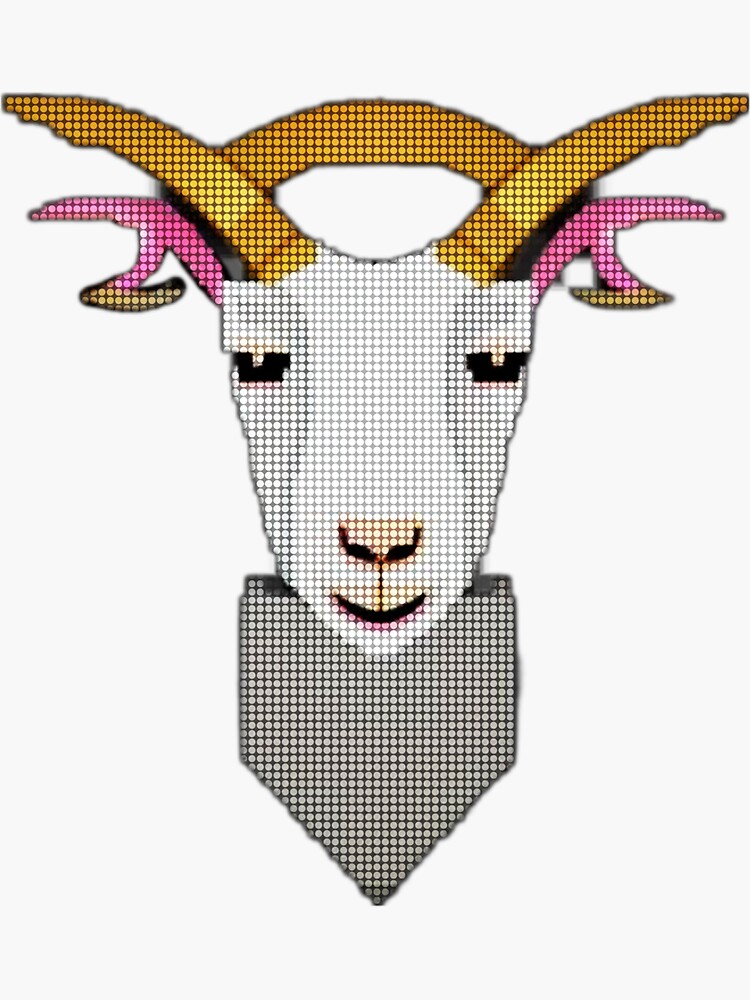 "Goat pixel" Sticker for Sale by mouradfrs | Redbubble