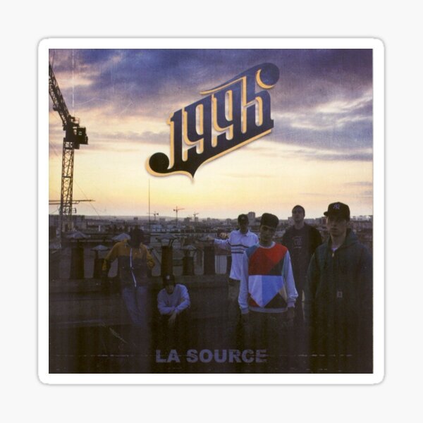"1995 The Source" Sticker for Sale by Ptitgaum | Redbubble
