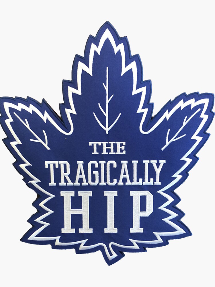 "tragically hip logo " Sticker for Sale by oTZLshirts | Redbubble