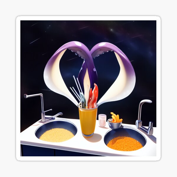 "Loving Space-Food Buffet" Sticker for Sale by Animerch-y | Redbubble