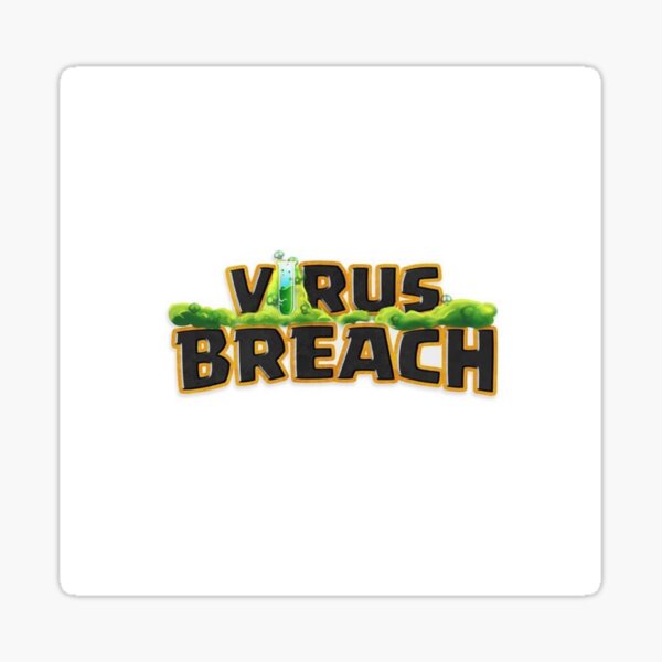 "Virus Breach Design" Sticker for Sale by Lioncrafts | Redbubble