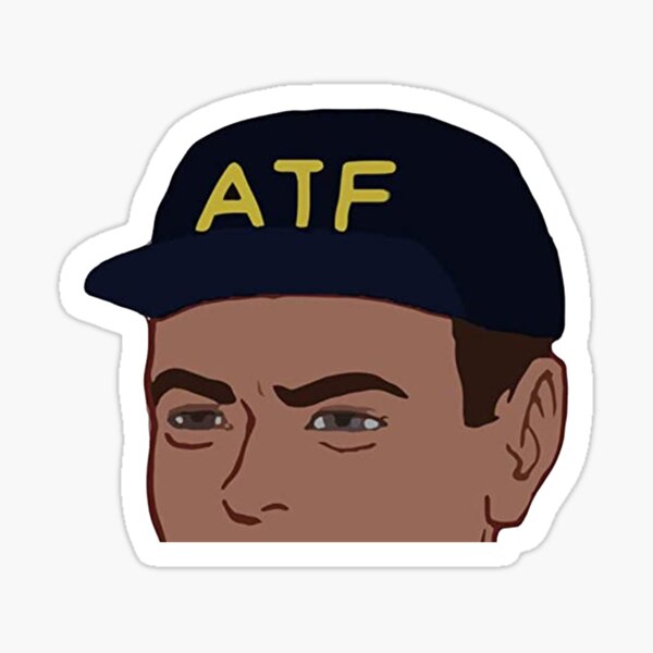 "ATF Guy" Sticker for Sale by liyhon | Redbubble