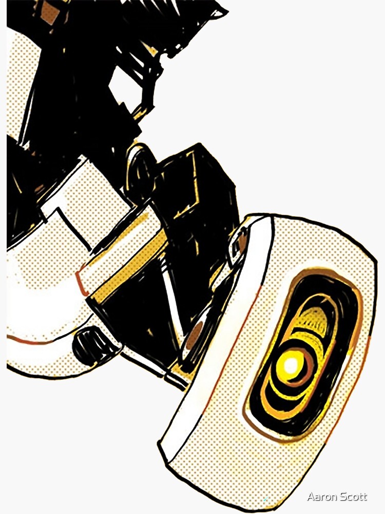 "Portal GLADOS" Sticker for Sale by Ascott138 | Redbubble