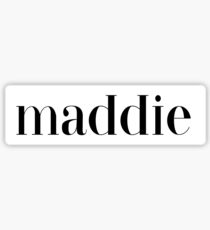 Maddie Name Stickers | Redbubble