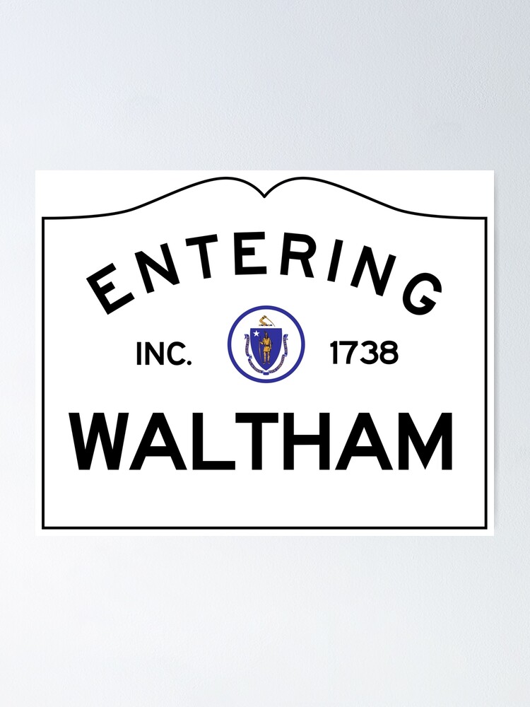 "Entering Waltham Massachusetts - Commonwealth of Massachusetts Road ...