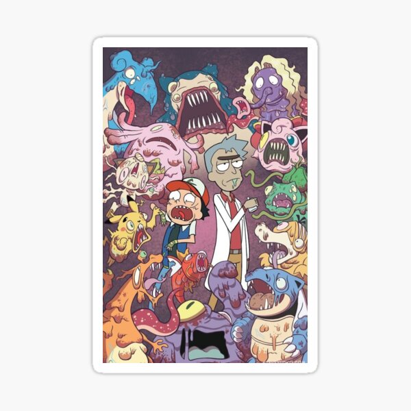 "super rick bros" Sticker for Sale by 1Moonlight | Redbubble