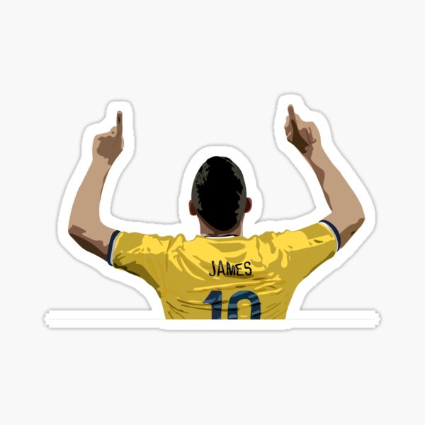 "James Rodriguez " Sticker by kali710 | Redbubble