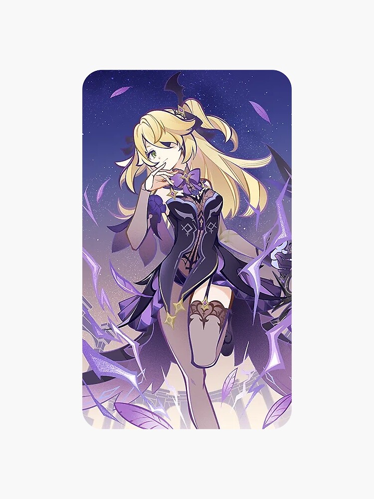 "Genshin Impact TCG | Fischl" Sticker for Sale by MonaMegistus | Redbubble