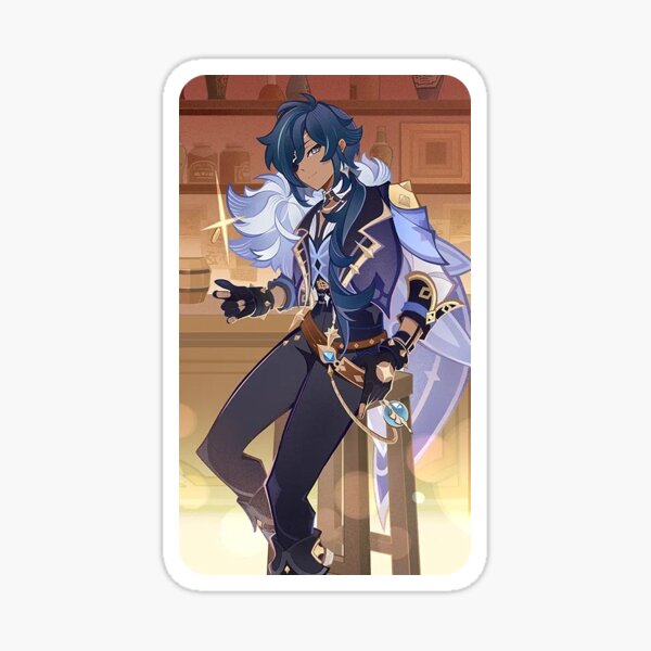 "Genshin Impact TCG | Kaeya" Sticker for Sale by MonaMegistus | Redbubble