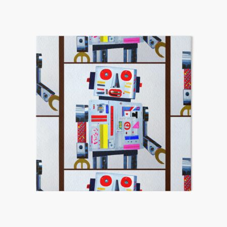 "AI-generated shiny metal robot with quizzical look on its face" Art ...