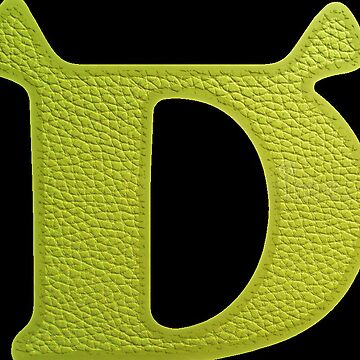 "Shrek Letter D Name" Sticker for Sale by DMoney9 | Redbubble