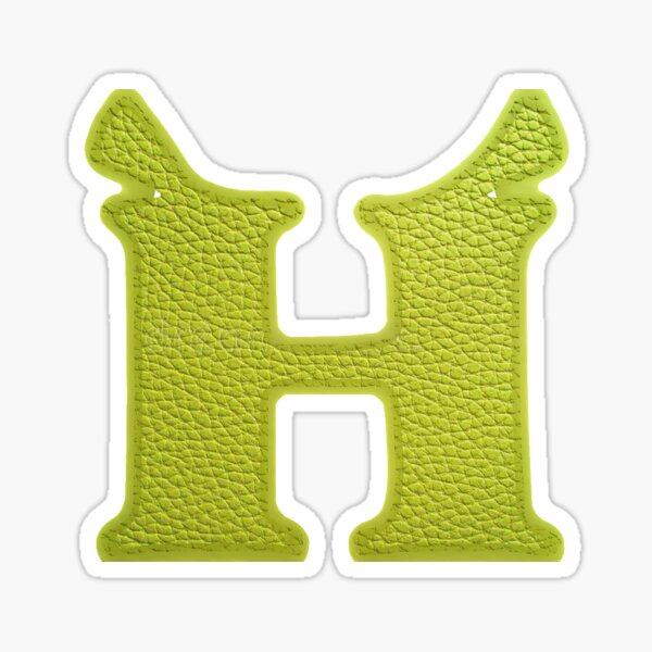 "Shrek Letter H Name" Sticker for Sale by DMoney9 | Redbubble