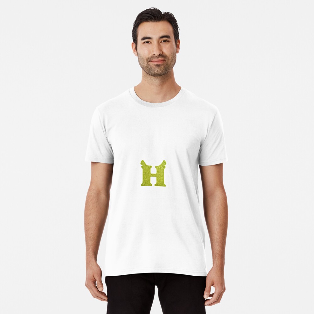 "Shrek Letter H Name" Sticker for Sale by DMoney9 | Redbubble