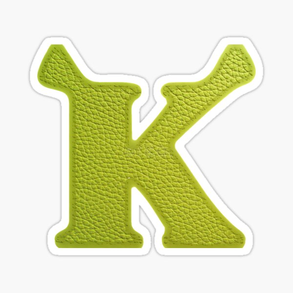 "Shrek Letter K Name" Sticker for Sale by DMoney9 | Redbubble