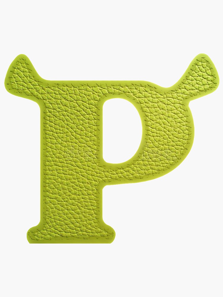 "Shrek Letter O Name" Sticker for Sale by DMoney9 | Redbubble