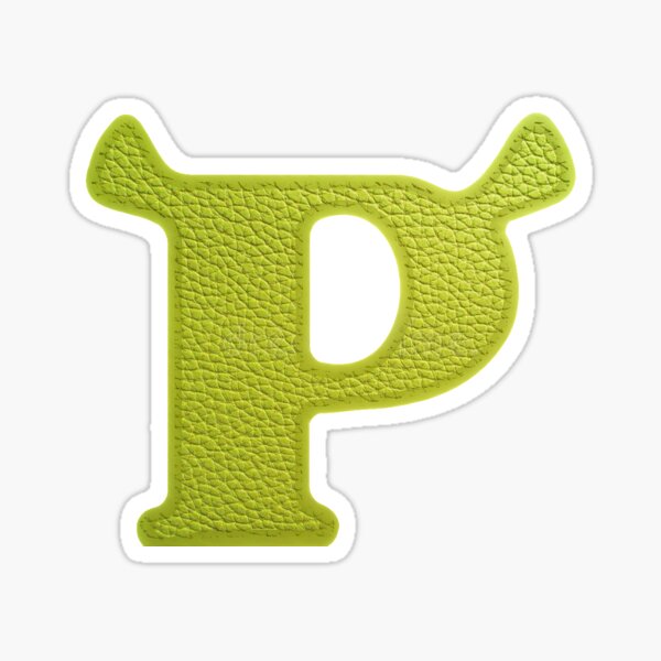 "Shrek Letter O Name" Sticker for Sale by DMoney9 | Redbubble
