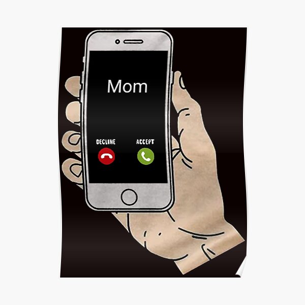 "Call mom Heart mom phone accept call I love you mother honor memory ...