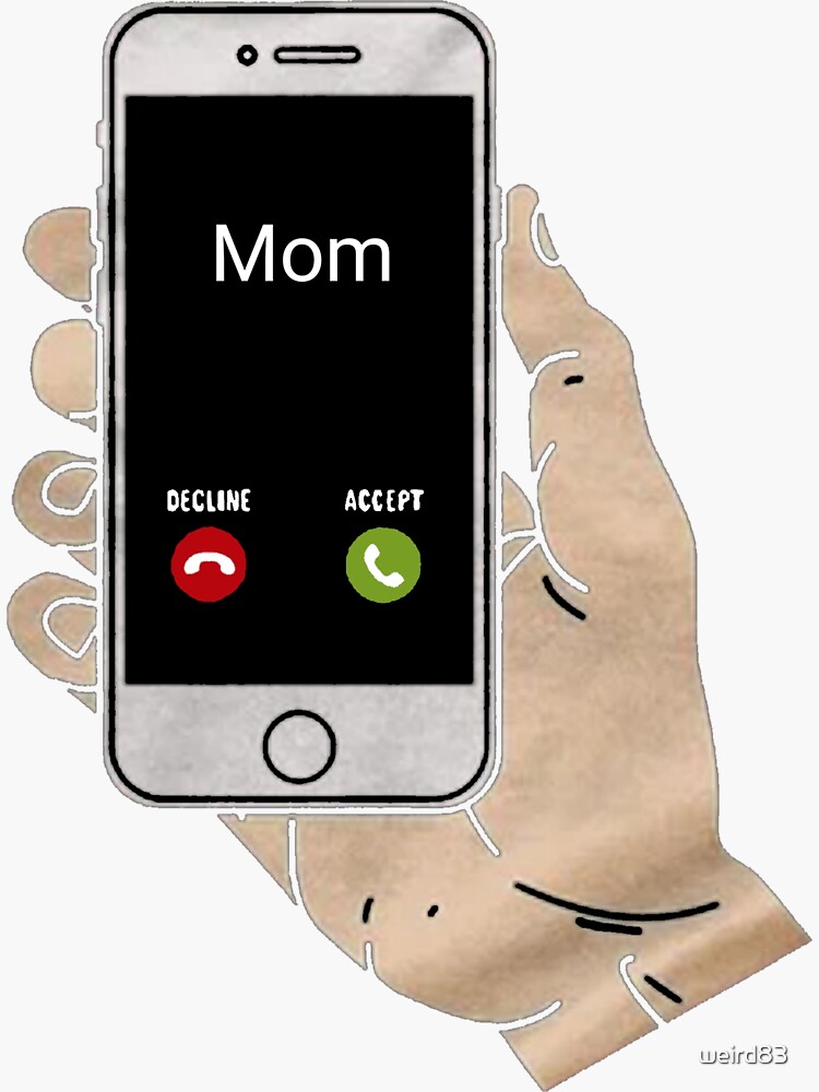 "Call mom Heart mom phone accept call I love you mother honor memory ...