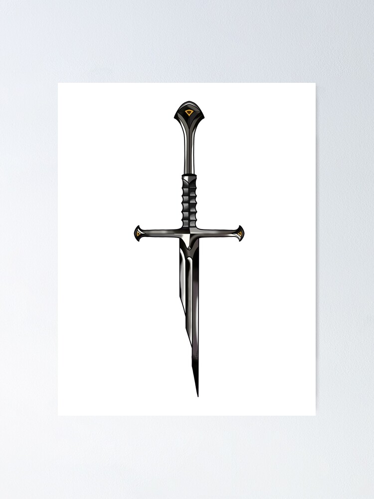 "Shards of Narsil" Poster for Sale by Sesniwot | Redbubble