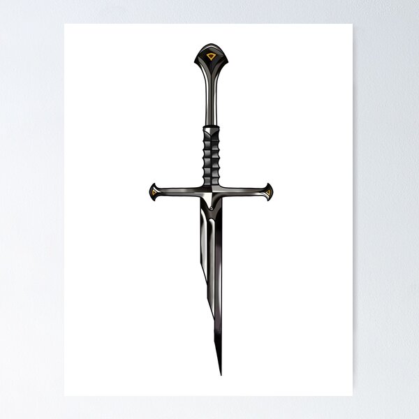 "Shards of Narsil" Poster for Sale by Sesniwot | Redbubble