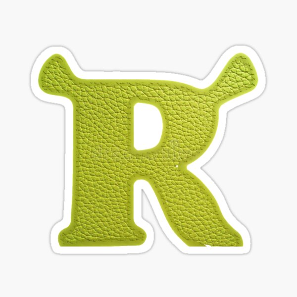 "Shrek Letter R Name" Sticker for Sale by DMoney9 | Redbubble