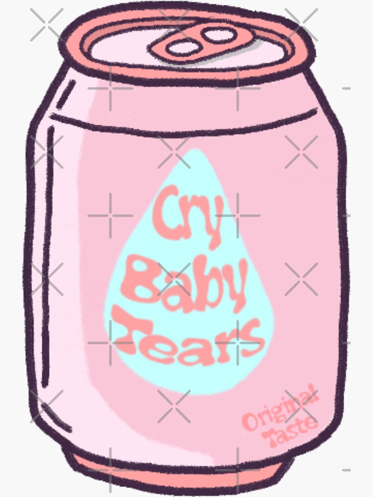 "Soda drink cry baby " Sticker for Sale by keikei333 | Redbubble