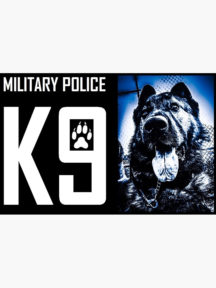 "Military Police K-9" Sticker for Sale by Workingdogs | Redbubble