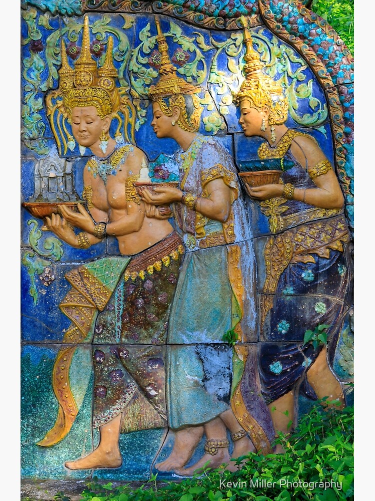 "Wat Phnom Khmer Temple Phnom Penh Cambodia " Poster for Sale by ...