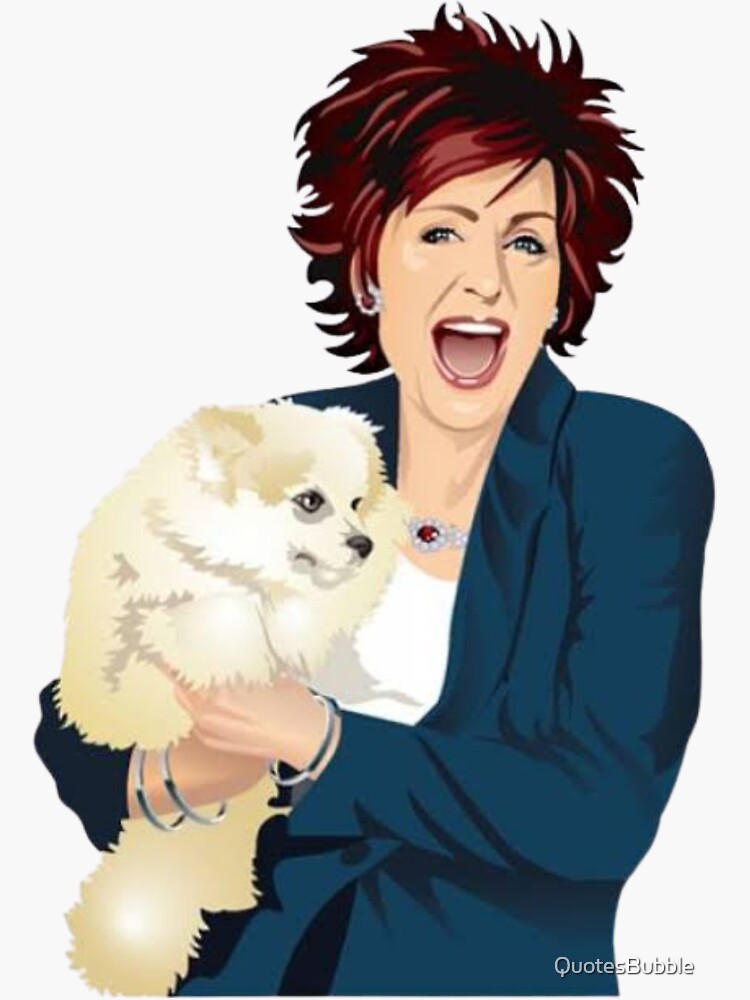 "Sharon Osbourne" Sticker for Sale by QuotesBubble | Redbubble
