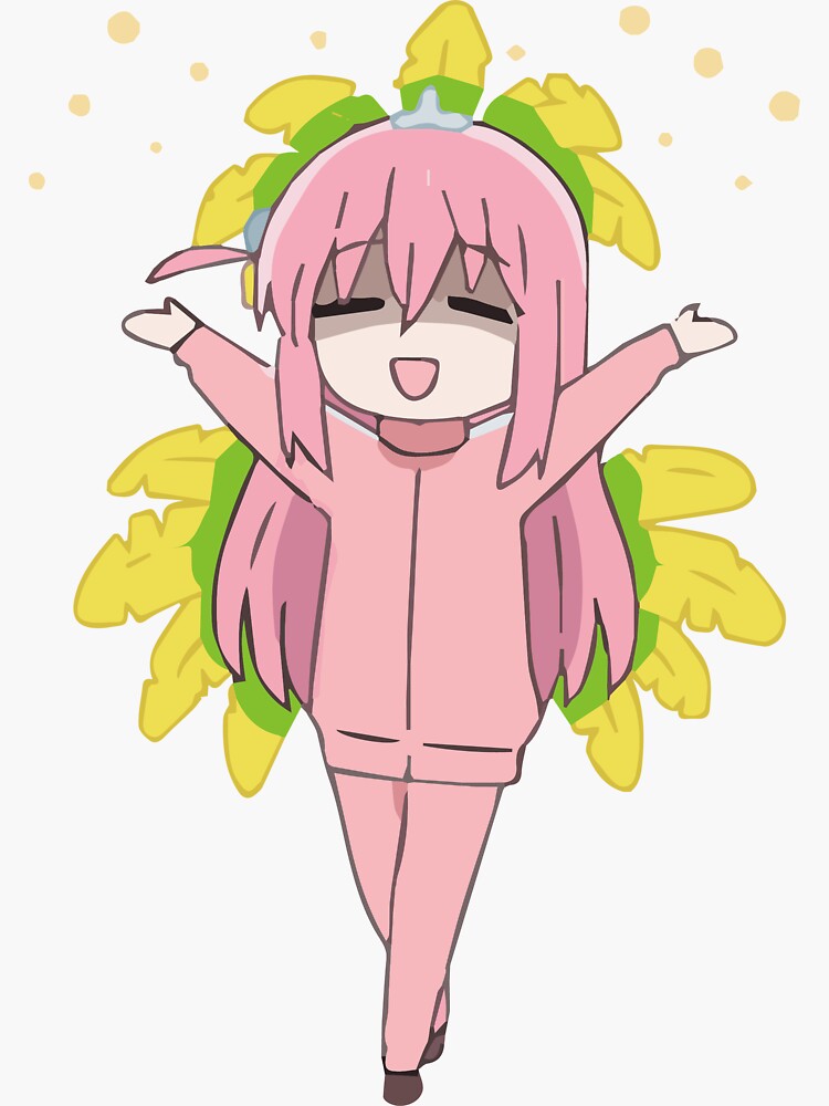 "Hitori Gotou - Bocchi The Rock - Omelette" Sticker for Sale by DradXV ...