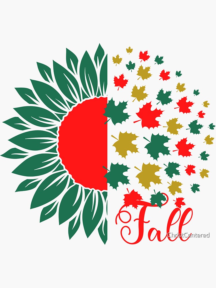 "Fall Breakout " Sticker for Sale by ChristCentered | Redbubble