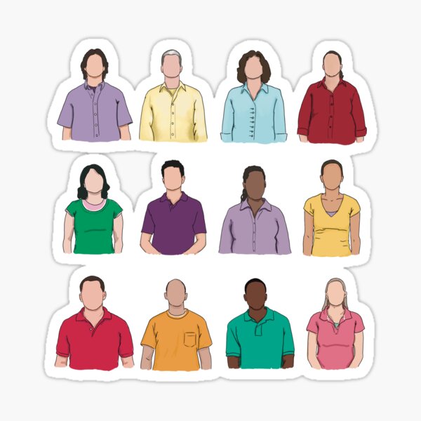 "Signing Naturally Cast #2" Sticker for Sale by DaynasArt | Redbubble