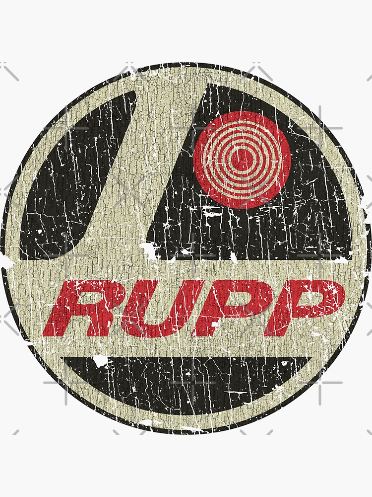 "Rupp Industries 1959" Sticker for Sale by AstroZombie6669 | Redbubble