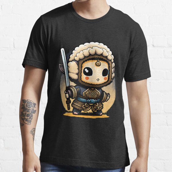 "Chibi Furry Samurai" T-shirt for Sale by Stickapom | Redbubble ...