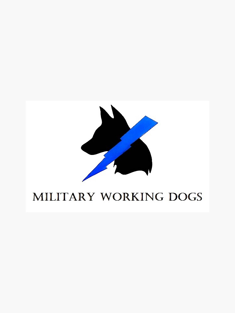 "Military Working Dog " Sticker for Sale by Workingdogs | Redbubble
