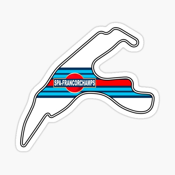 "Spa-Francorchamps" Sticker for Sale by 7ldo | Redbubble