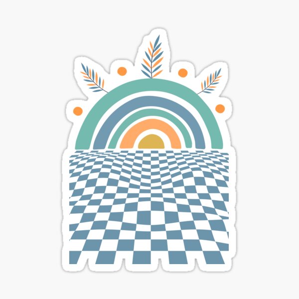 "Sunrise Motive" Sticker for Sale by ZandraGalaShop | Redbubble