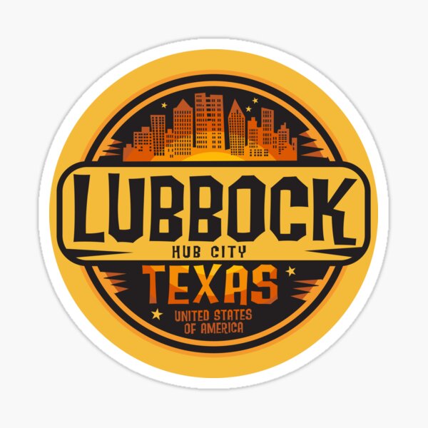 "Lubbock, Texas" Sticker for Sale by studio838 | Redbubble
